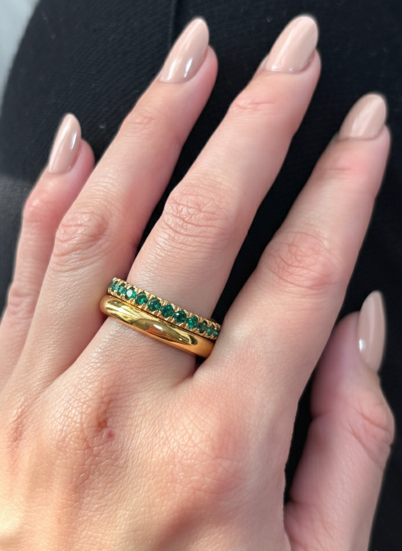 Emeris Interlock Ring – Zayna Jewelry